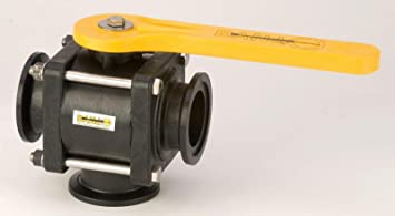 VALVE POLY 3-WAY 2" FP FLG BOTTOM LOAD MV220BL - 050-8003220