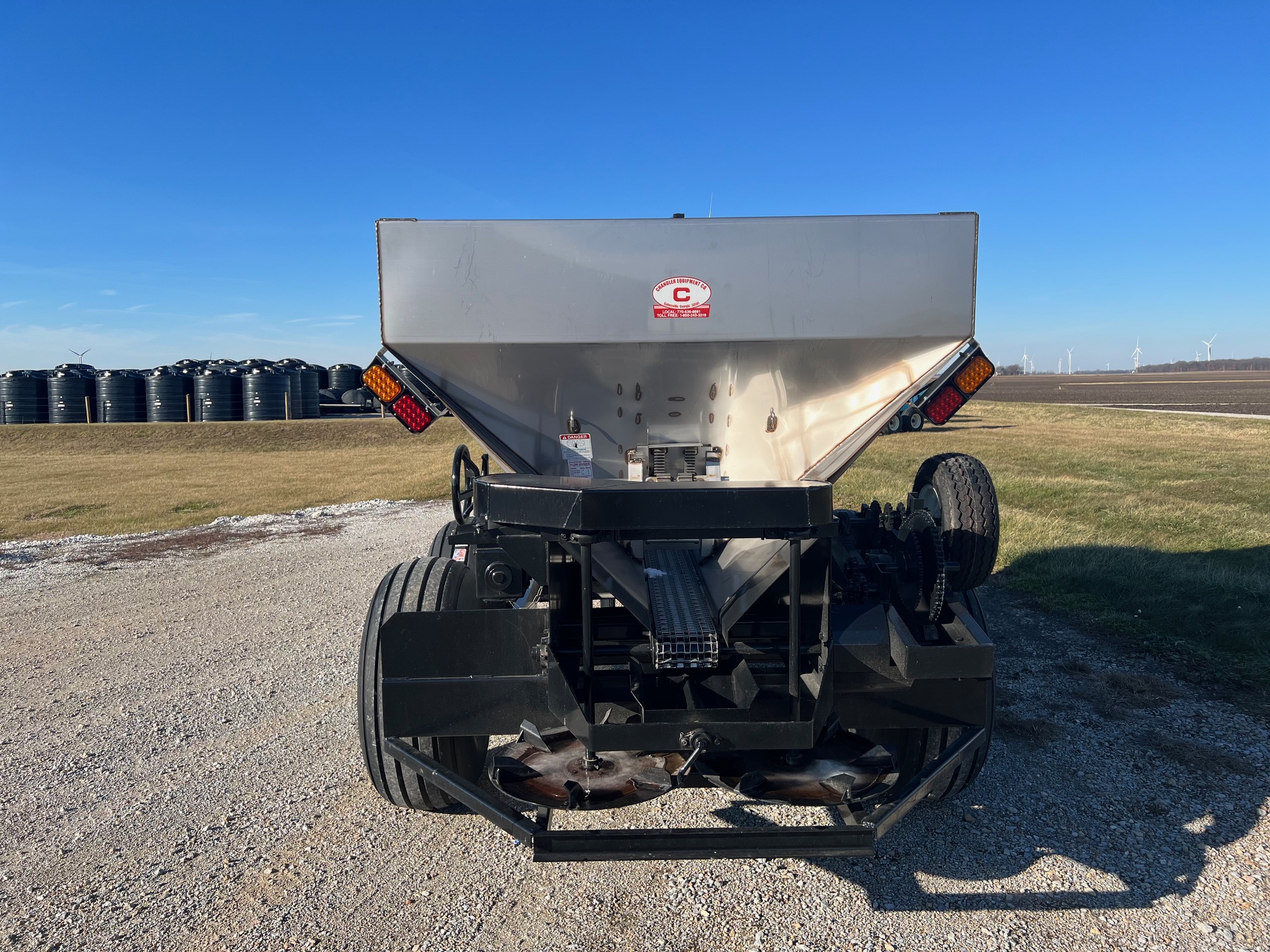 CHANDLER PT-12FSS 6 TON PULL TYPE 304 SS HOPPER - 502-9997004